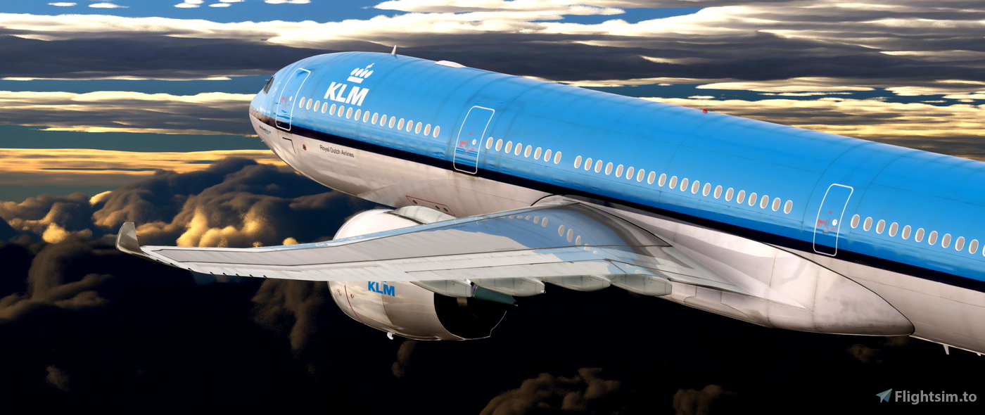 Headwind Simulations A339 KLM Royal Dutch Airlines for Microsoft Flight Simulator | MSFS