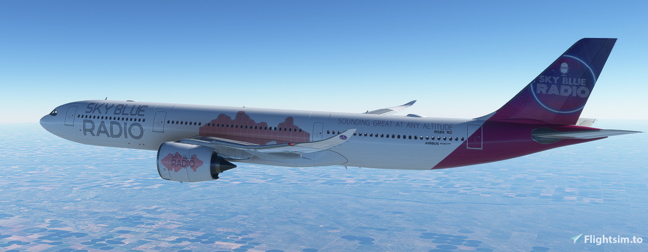Headwind Simulations A339 Neo Sky Blue Radio Livery for Microsoft ...