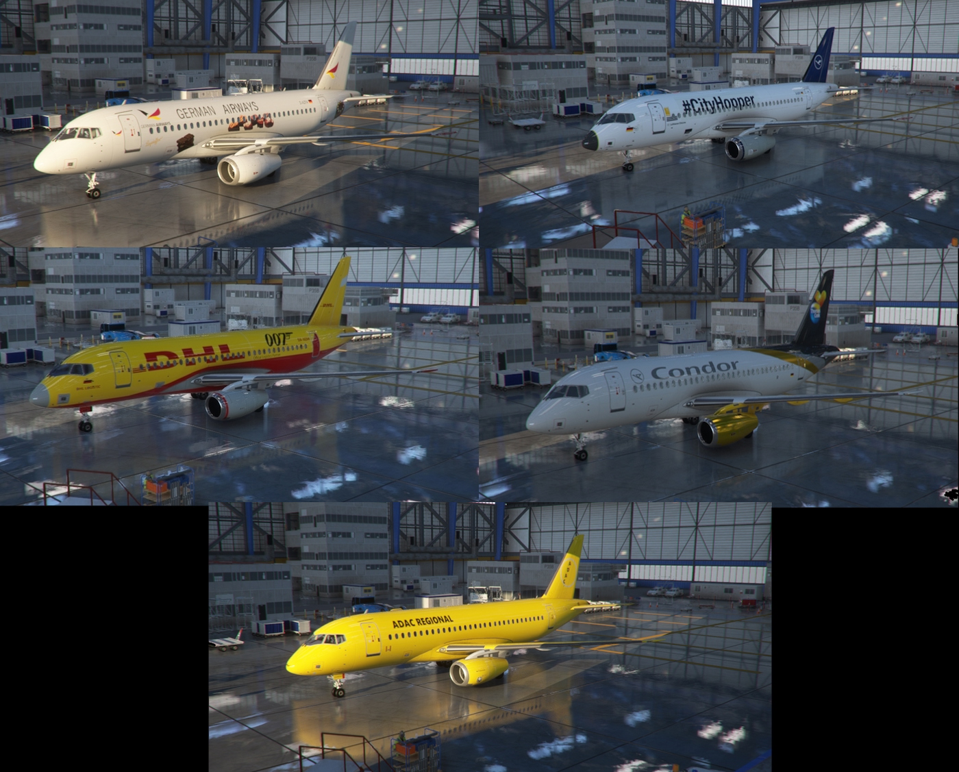 Headwind SU 100-95 German Liverys/Livries 对于 Microsoft Flight Simulator ...