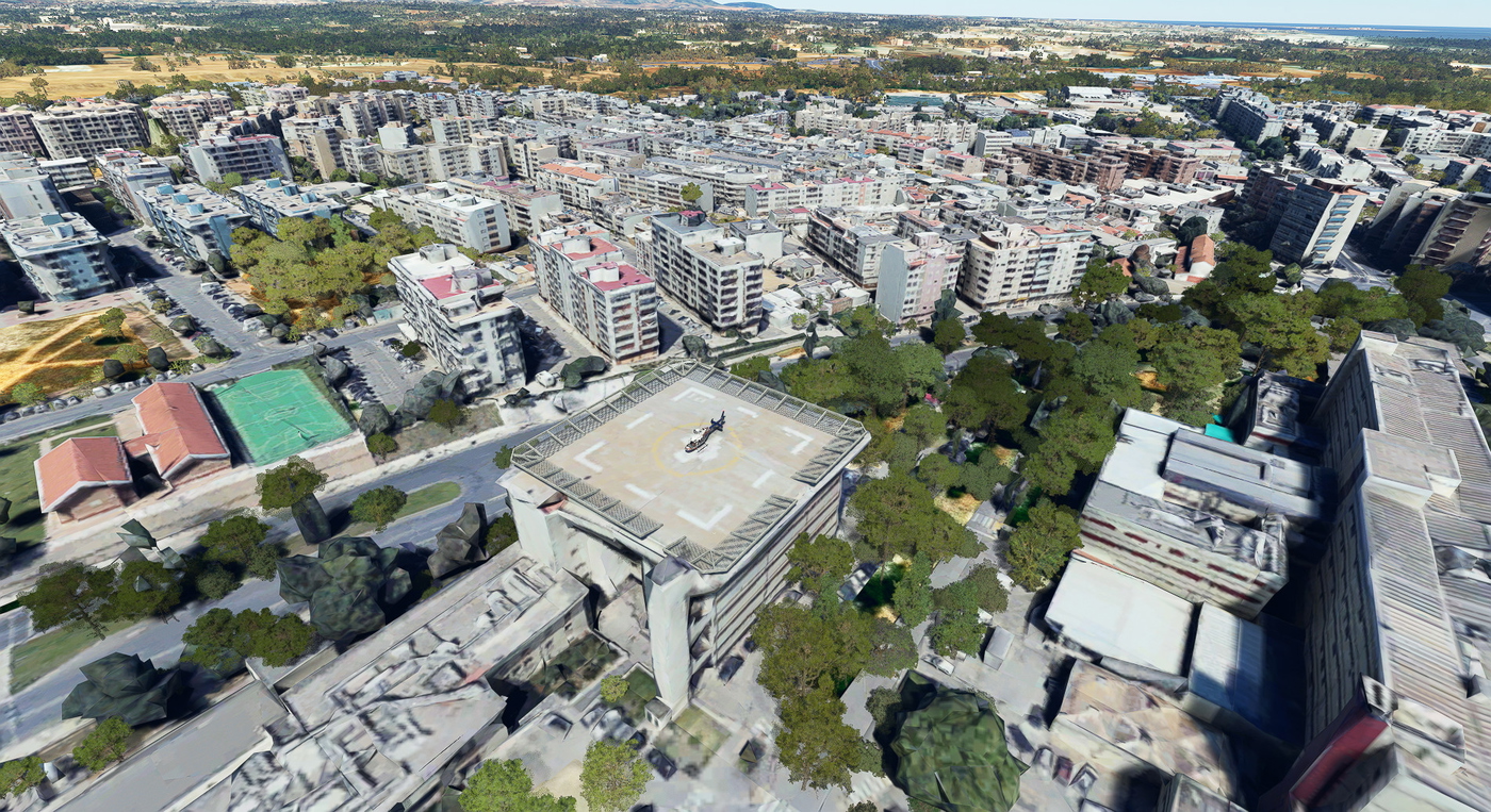 Helipad Hospital Faro for Microsoft Flight Simulator | MSFS
