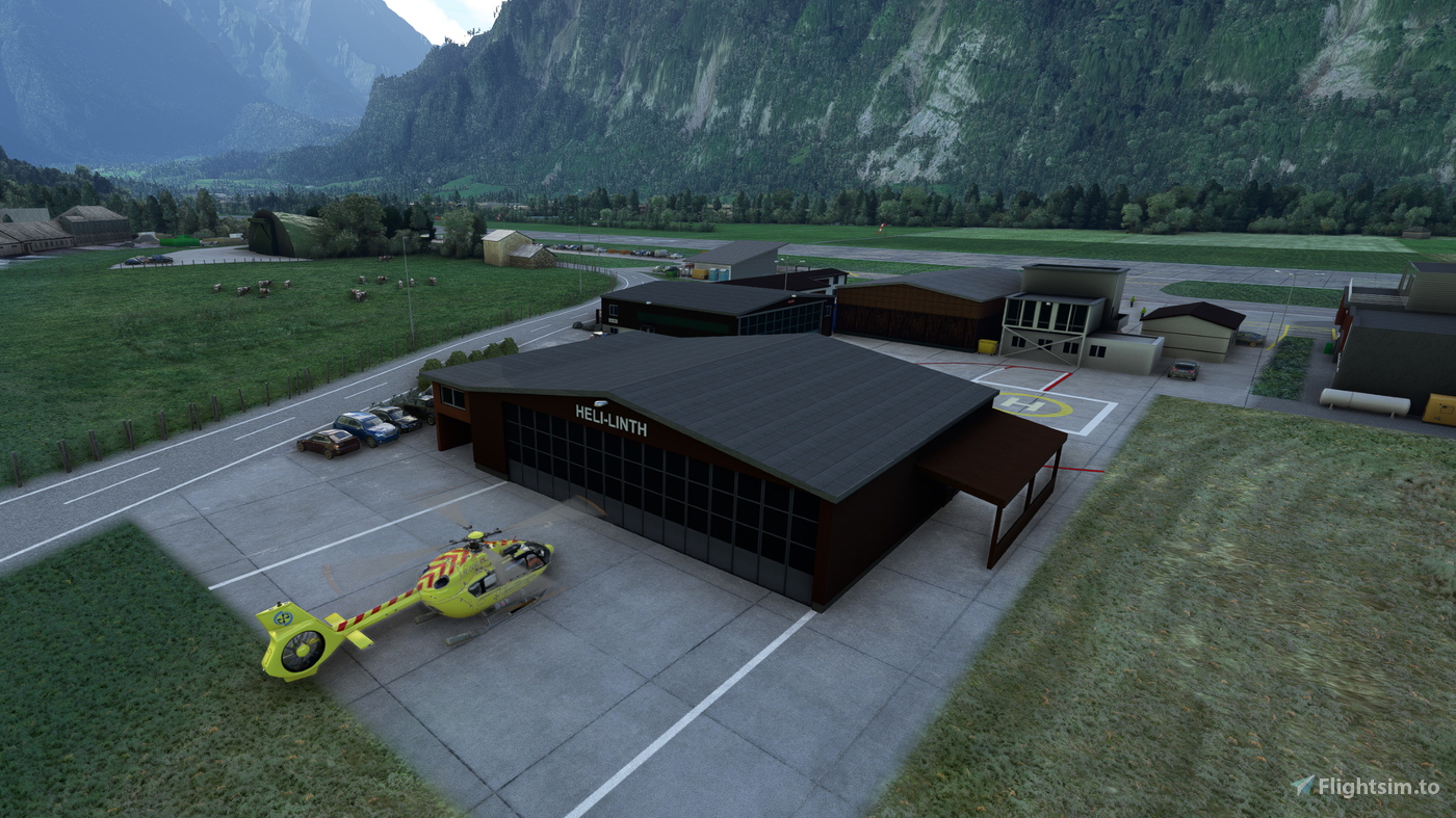 Helipads for AG Sim LSMF/LSZM Mollis for Microsoft Flight Simulator | MSFS