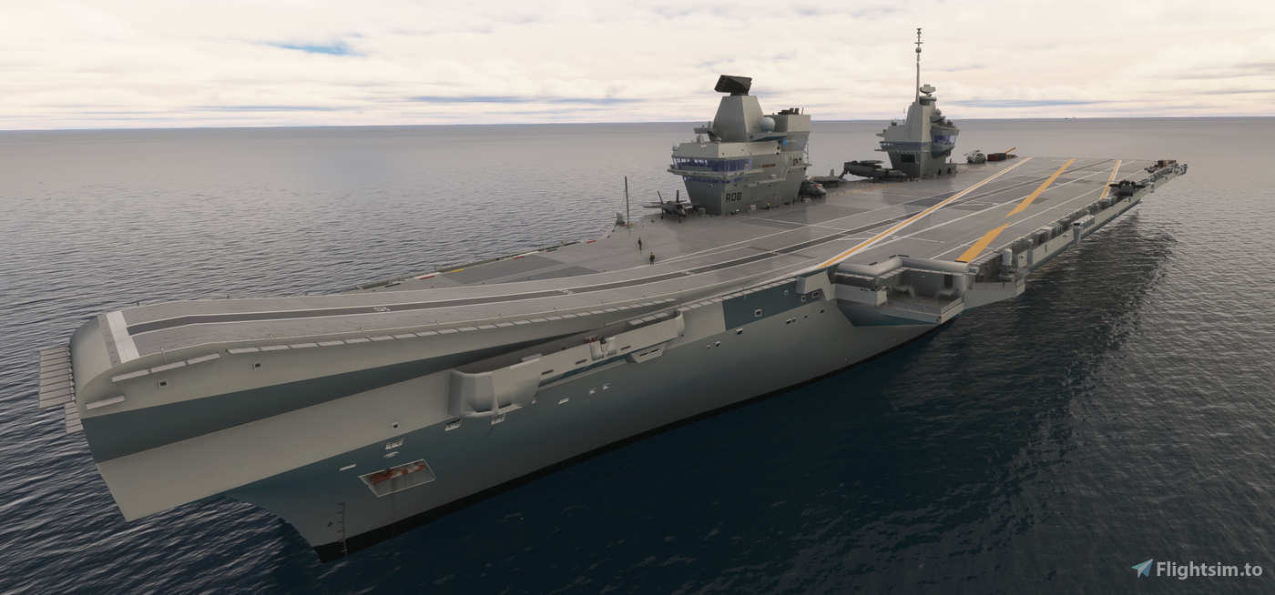 HMS Queen Elizabeth Carrier CATOBAR Conversion (Project Ark Royal) DEMO ...