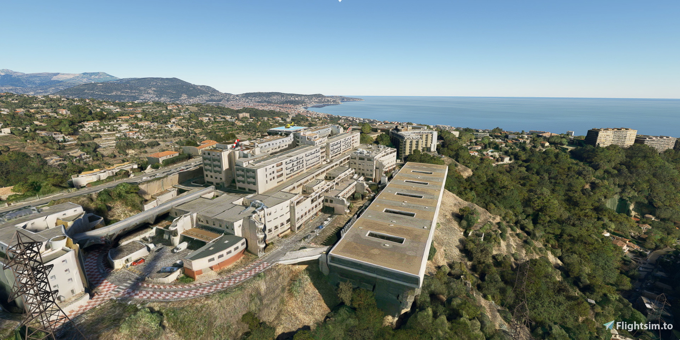 HNIC Centre Hospitalier Nice L'Archet for Microsoft Flight Simulator | MSFS