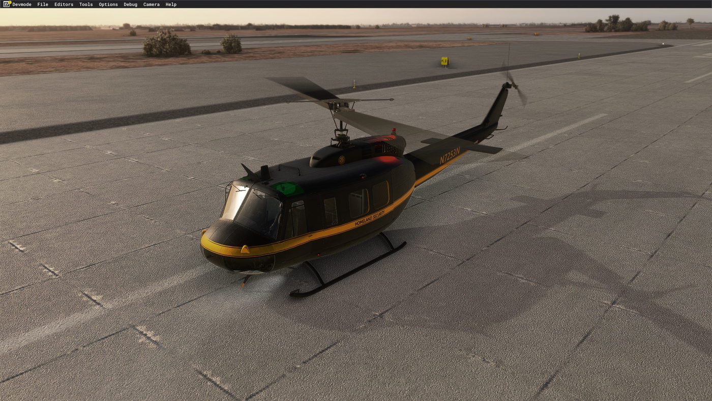 𝗢𝗨𝗧𝗗𝗔𝗧𝗘𝗗 Homeland Security UH-1 Huey livery pack (2X) 对于 Microsoft ...