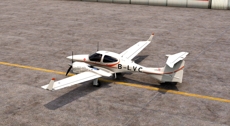 Cows DA42 Liveries for Microsoft Flight Simulator | MSFS