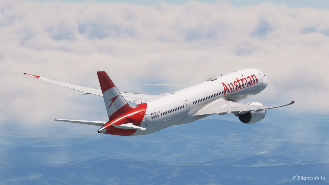 Horizon Sim Boeing B787-9 Austrian Airlines | 4K for Microsoft Flight ...