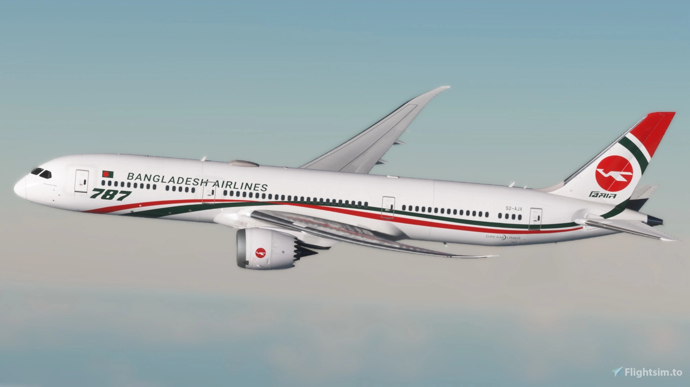 Horizon Sim Boeing B787-9 Biman Bangladesh Airlines | 4K for Microsoft Flight Simulator | MSFS