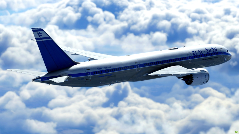 Horizon Sim Boeing B787-9 EL AL Retro | 4K for Microsoft Flight ...