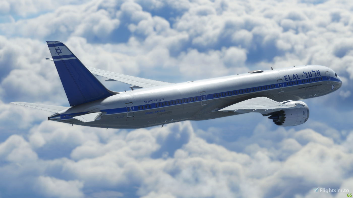 Horizon Sim Boeing B787-9 EL AL Retro | 4K for Microsoft Flight ...