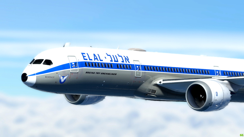 Horizon Sim Boeing B787-9 EL AL Retro | 4K for Microsoft Flight ...
