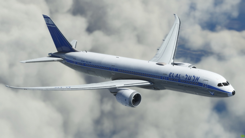 Horizon Sim Boeing B787-9 EL AL Retro | 4K for Microsoft Flight ...