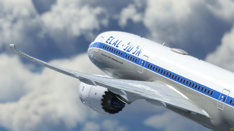 Horizon Sim Boeing B787-9 EL AL Retro | 4K for Microsoft Flight ...