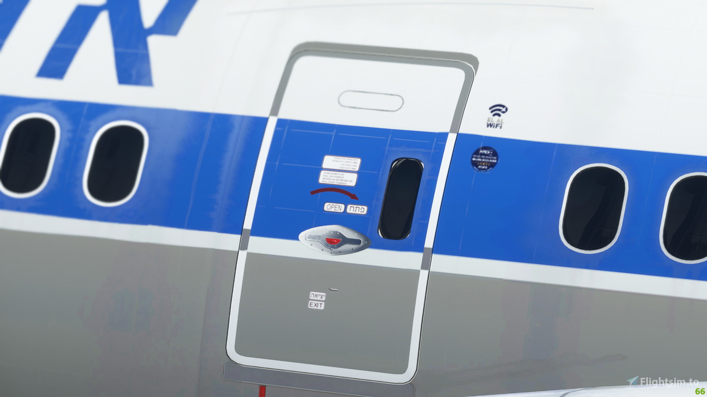 Horizon Sim Boeing B787-9 EL AL Retro | 4K for Microsoft Flight ...