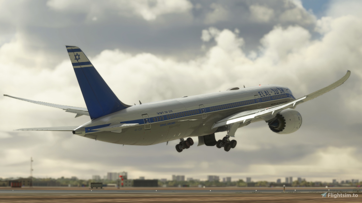 Horizon Sim Boeing B787-9 EL AL Retro | 4K for Microsoft Flight ...