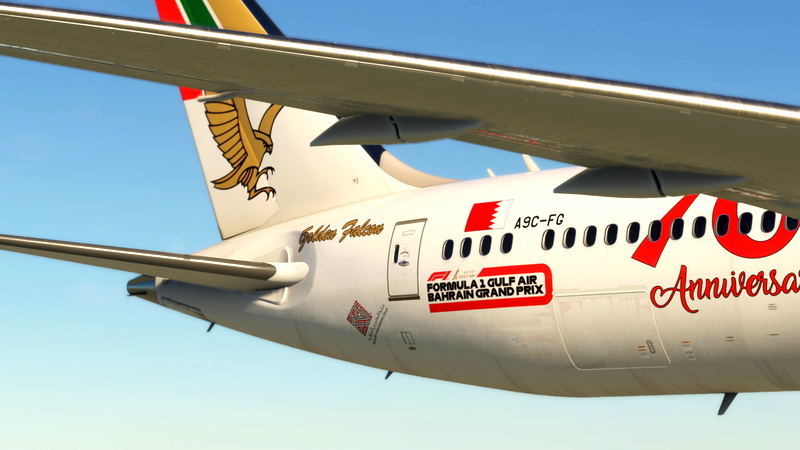 Horizon Sim Boeing B787-9 Gulf Air Retro | 4K for Microsoft Flight ...