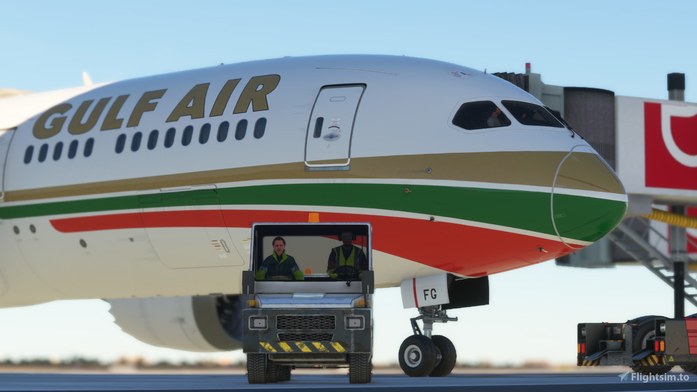 Horizon Sim Boeing B787-9 Gulf Air Retro | 4K for Microsoft Flight ...