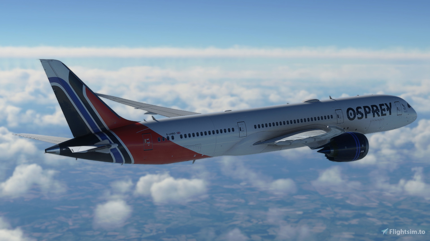 Horizon Sim Boeing B787-9 Osprey Airways | 4K for Microsoft Flight ...