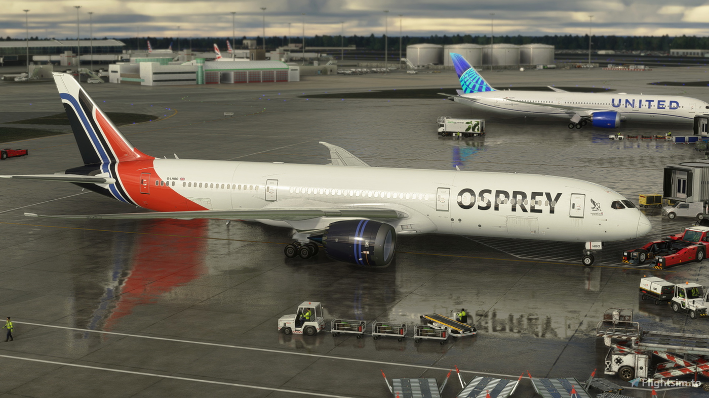 Horizon Sim Boeing B787-9 Osprey Airways | 4K for Microsoft Flight ...