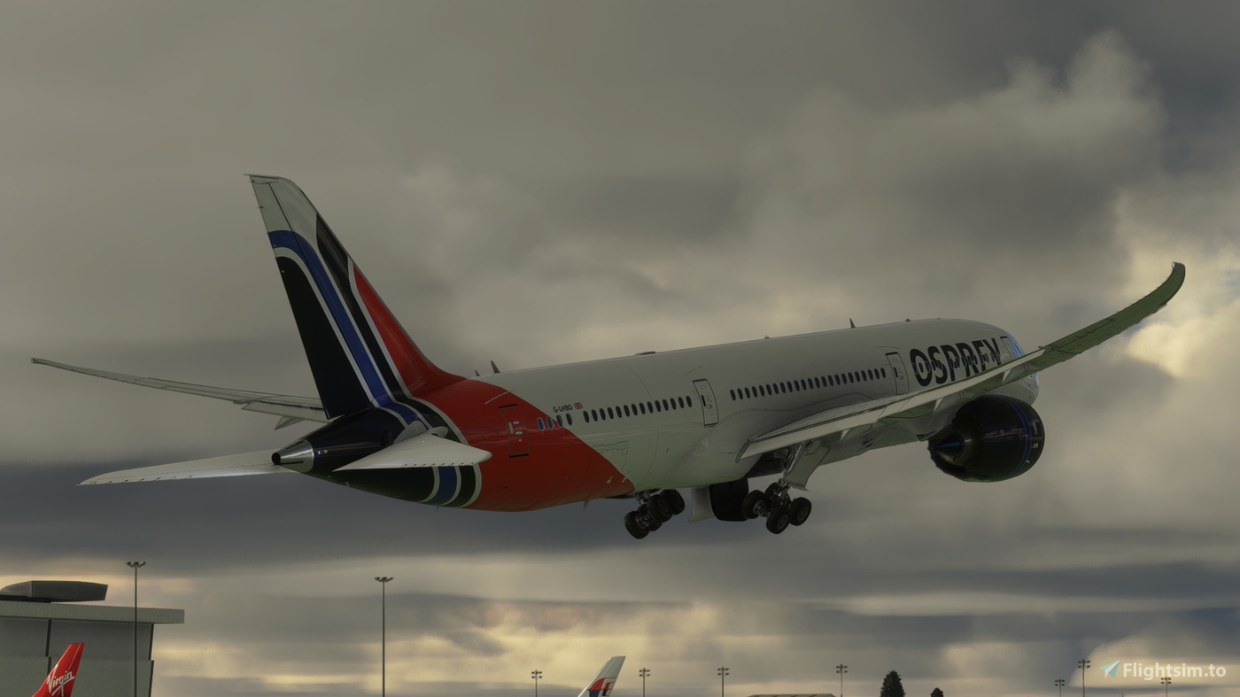 Horizon Sim Boeing B787-9 Osprey Airways | 4K for Microsoft Flight ...