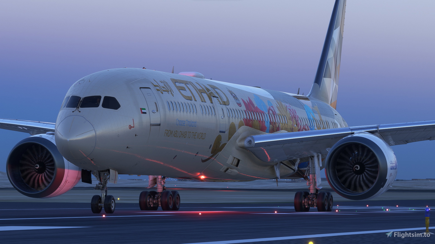 Horizon Simulations 787-9 - Etihad Airways Adnoc Fleet for Microsoft ...