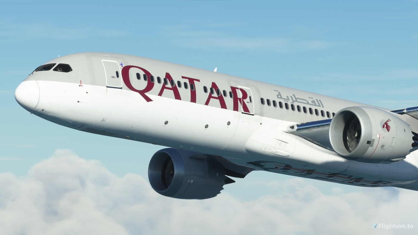 Horizon Simulations 787-9 - Qatar Airways A7-BHC for Microsoft Flight Simulator | MSFS