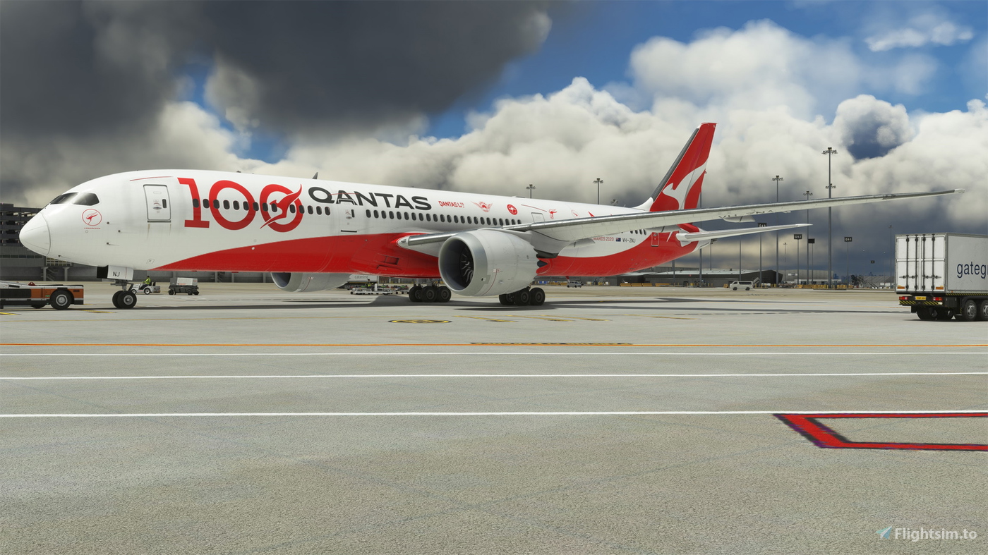 Horizon Simulations 787-9 | Qantas (100 Year Anniversary Livery) for ...
