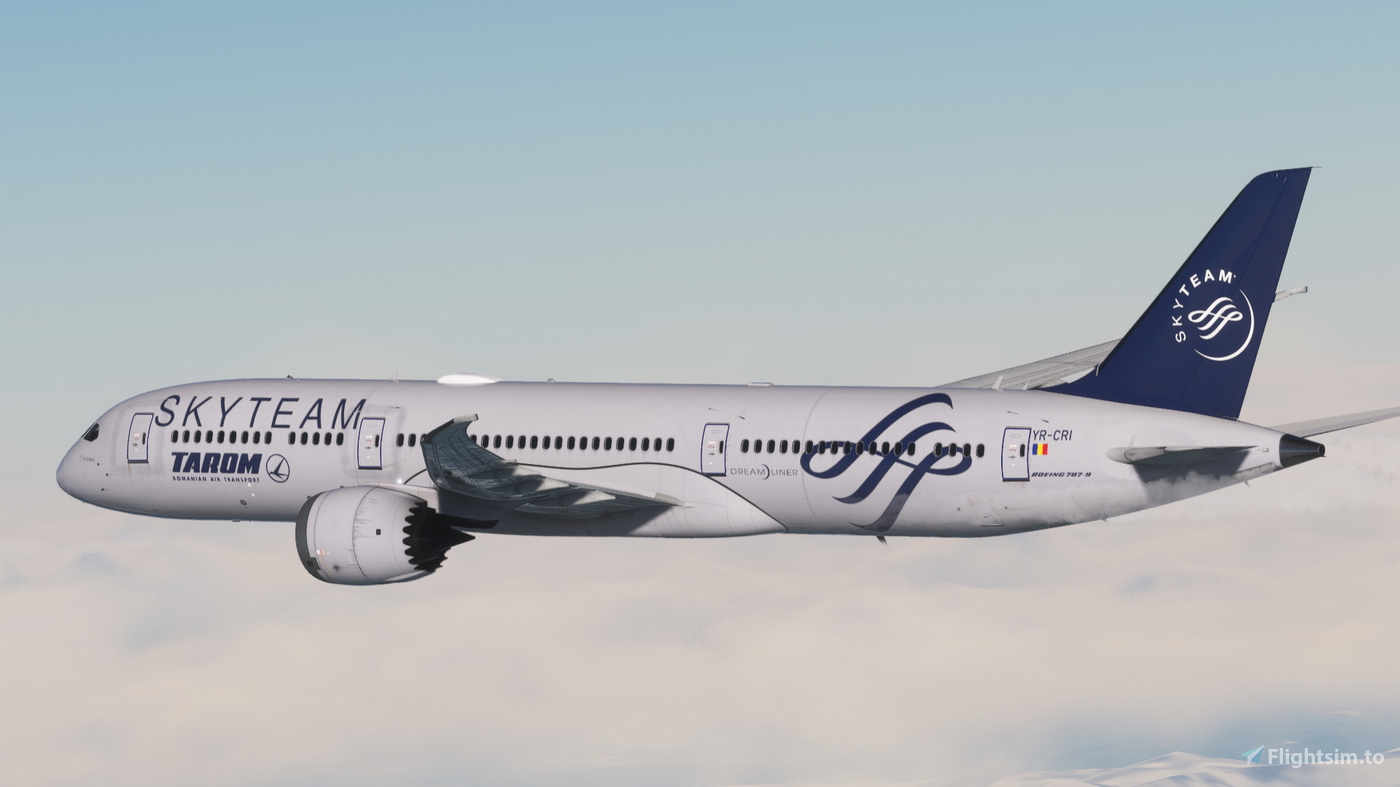 Horizon Simulations Boeing 787-9 TAROM Skyteam livery (Fictional) for Microsoft Flight Simulator ...