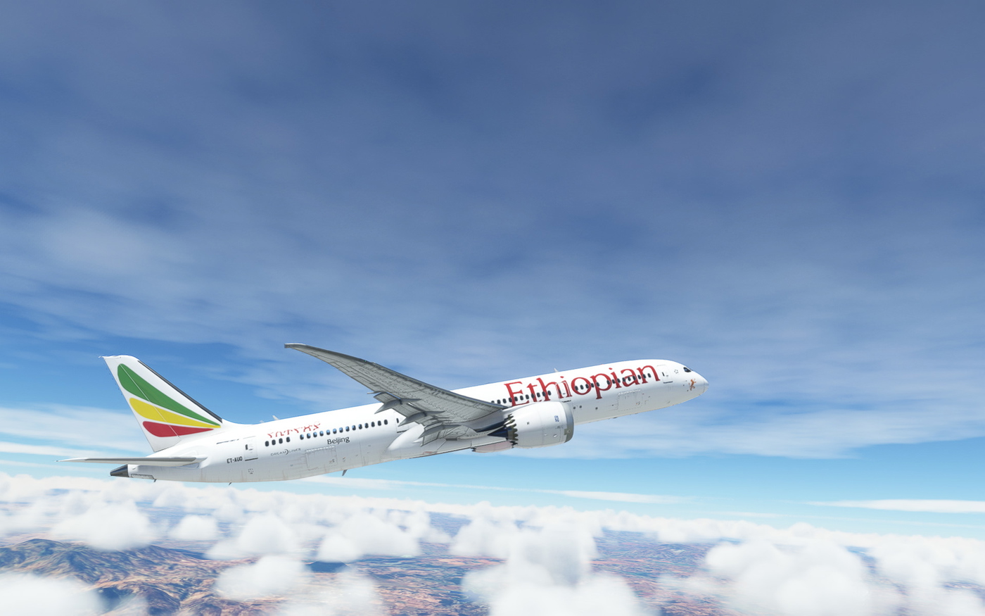 Horizon Simulations Boeing 787-9 Ethiopian (ET-AUO) for Microsoft ...