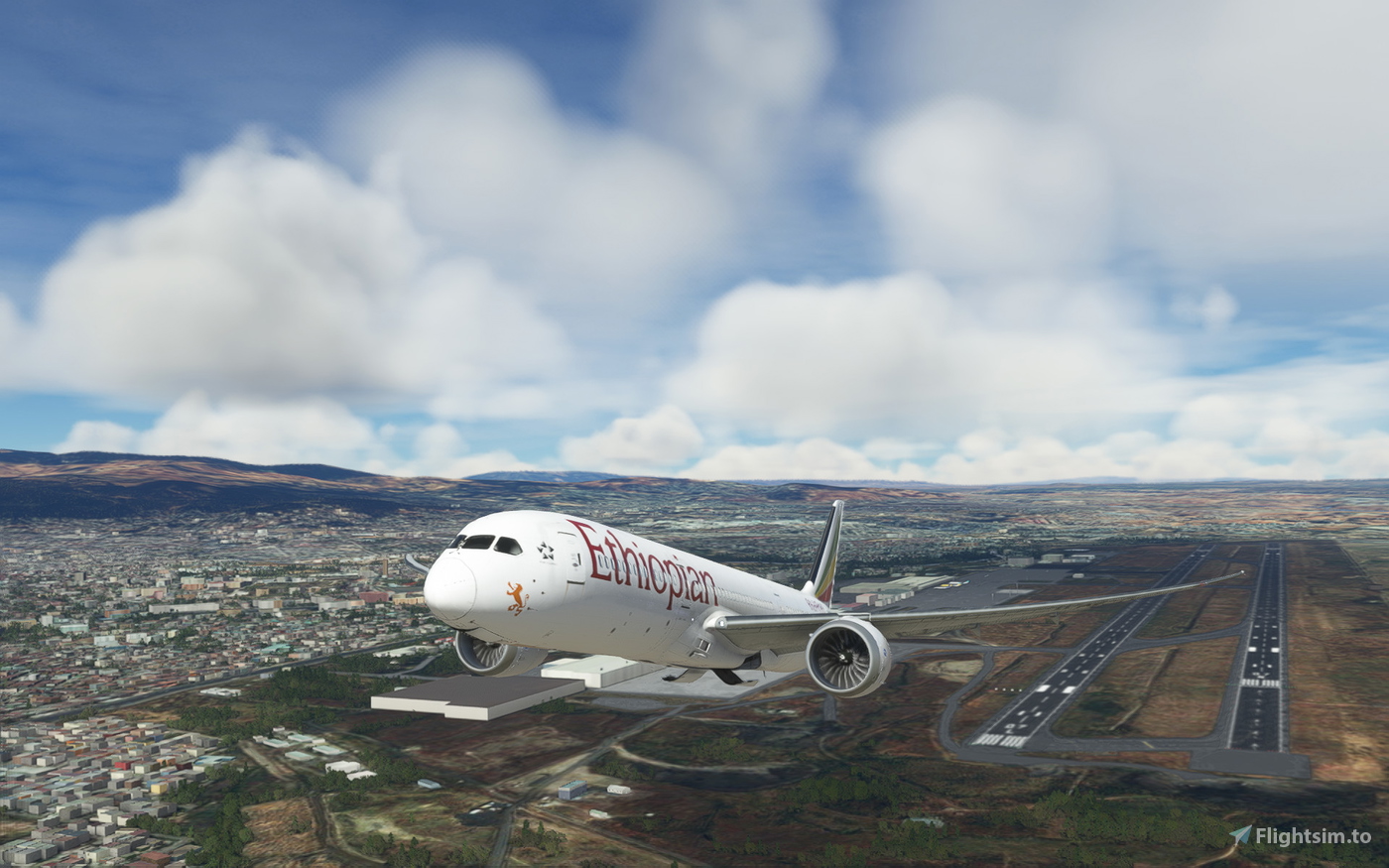 Horizon Simulations Boeing 787-9 Ethiopian (ET-AXL) for Microsoft Flight Simulator | MSFS