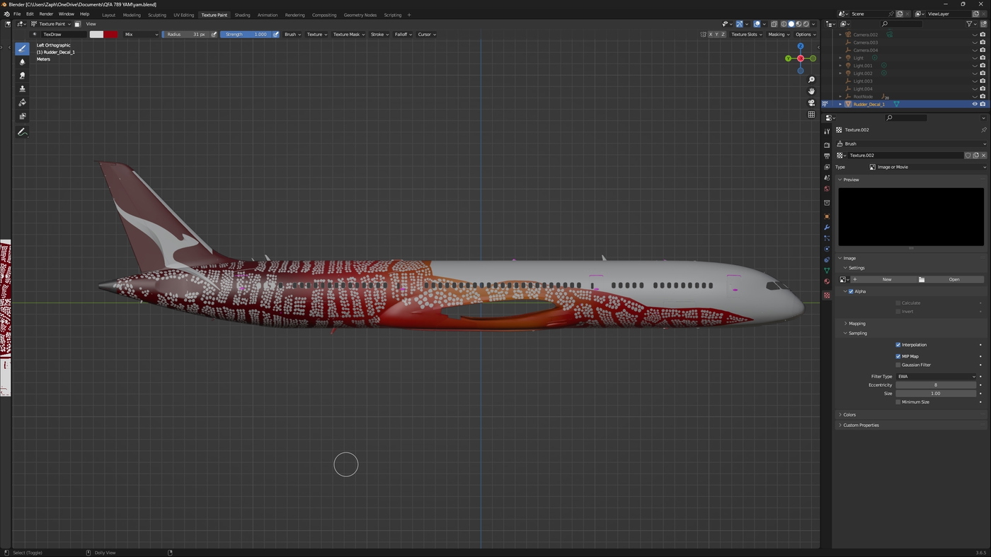 Horizon Simulations Boeing 787-9 Paintkit 对于 Microsoft Flight Simulator ...