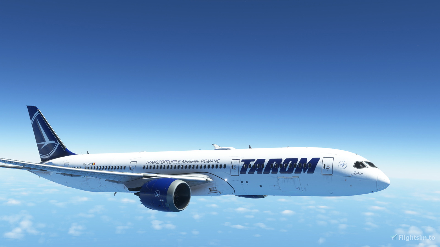 Horizon Simulations Boeing 787-9 TAROM (Transporturile Aeriene Române) für Microsoft Flight ...