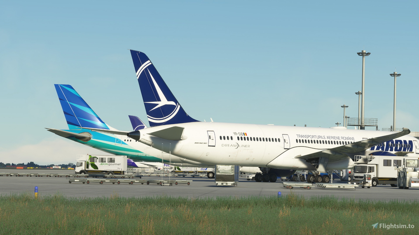 Horizon Simulations Boeing 787-9 TAROM (Transporturile Aeriene Române) pour Microsoft Flight ...