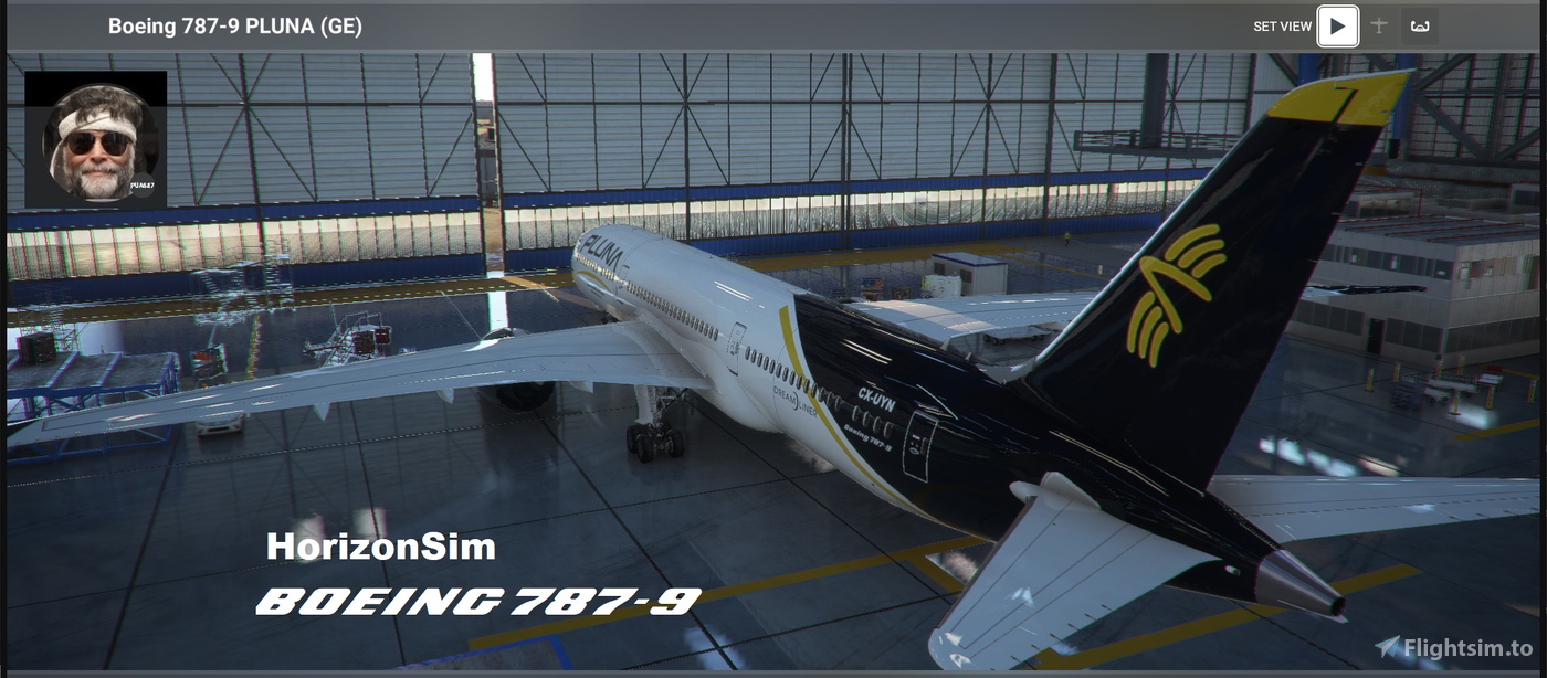 HorizonSim B787-9 PLUNA Livery for Microsoft Flight Simulator | MSFS