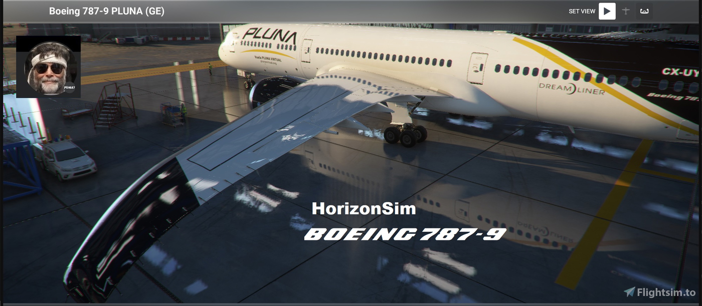 HorizonSim B787-9 PLUNA Livery for Microsoft Flight Simulator | MSFS