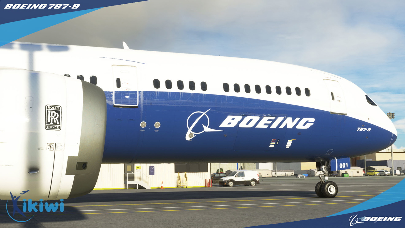 [PACK] HorizonSim Boeing 787-9 Boeing House Livery GE & RR N789EX 8K ...