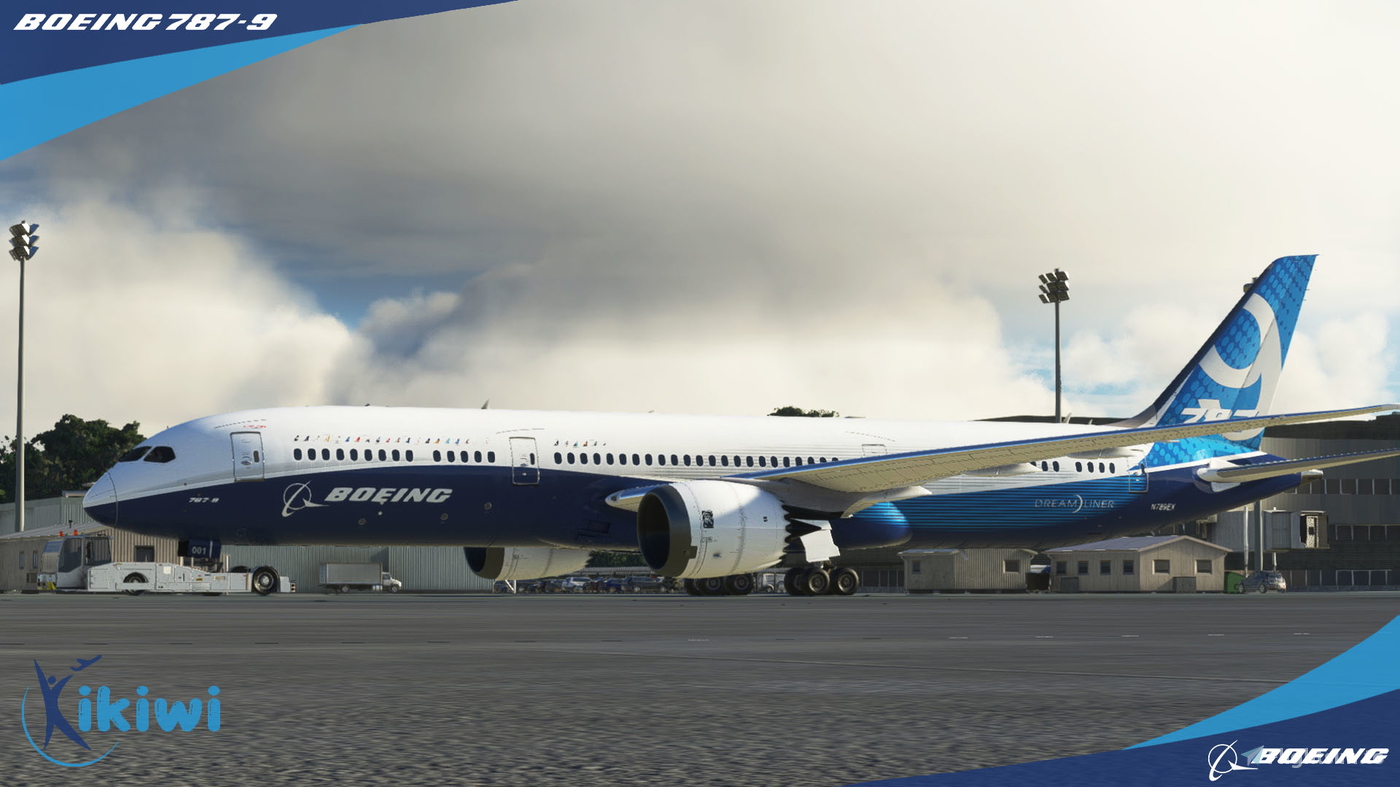 [PACK] HorizonSim Boeing 787-9 Boeing House Livery GE & RR N789EX 8K ...