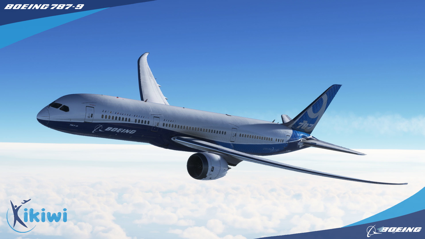 [PACK] HorizonSim Boeing 787-9 Boeing House Livery GE & RR N789EX 8K for Microsoft Flight ...