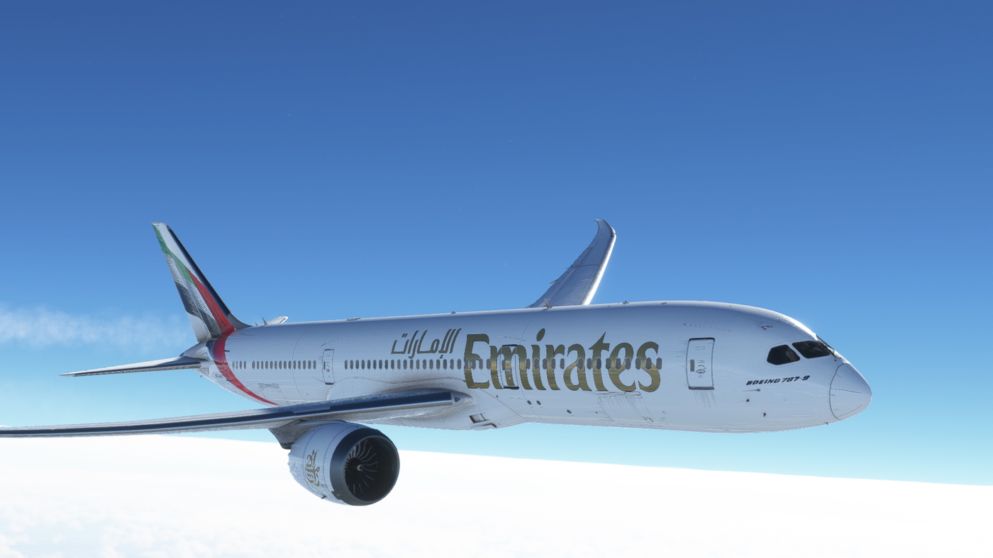 HorizonSim Boeing 787-9 Emirates 2023 Livery Dirty 8K pro Microsoft ...