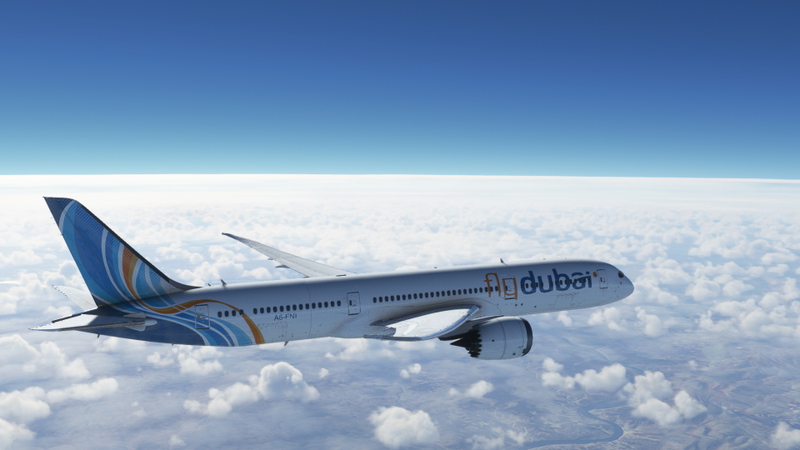 HorizonSim Boeing 787-9 FlyDubai Dirty 8K for Microsoft Flight ...