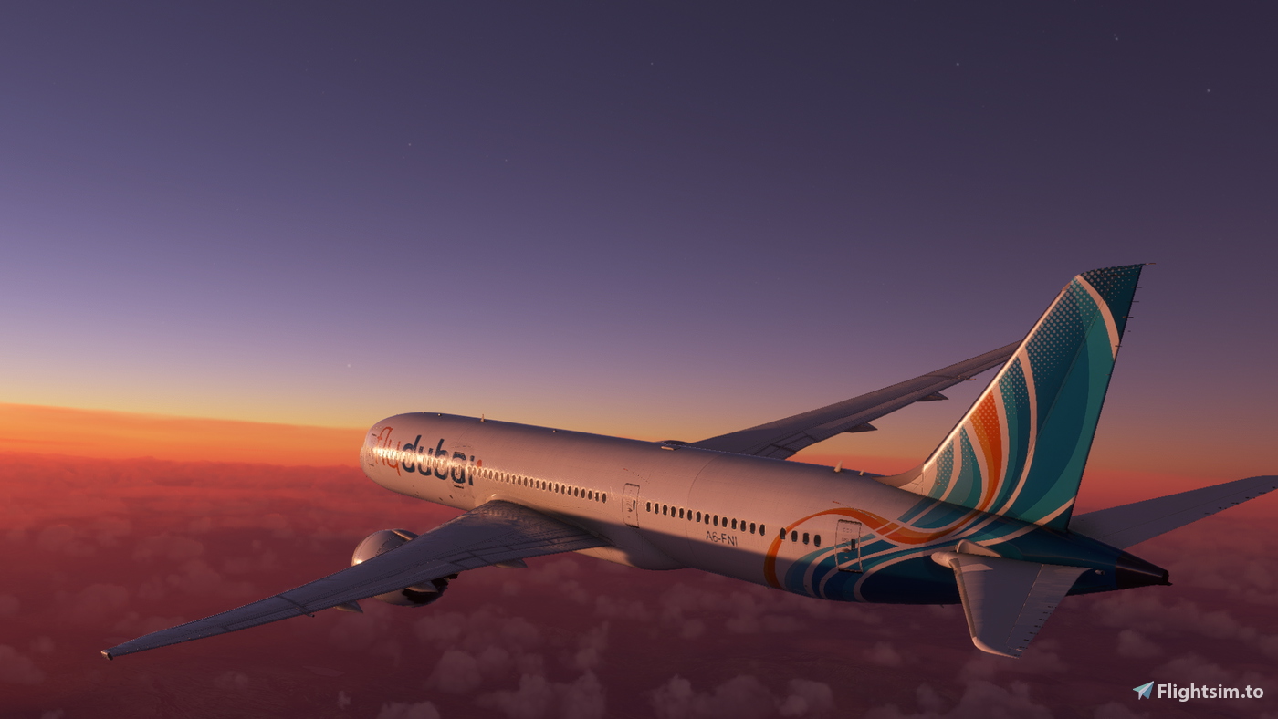 HorizonSim Boeing 787-9 FlyDubai Dirty 8K for Microsoft Flight ...