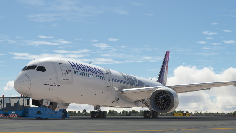 HorizonSim Boeing 787-9 Hawaiian Airlines N780HA Dirty 8K for Microsoft ...