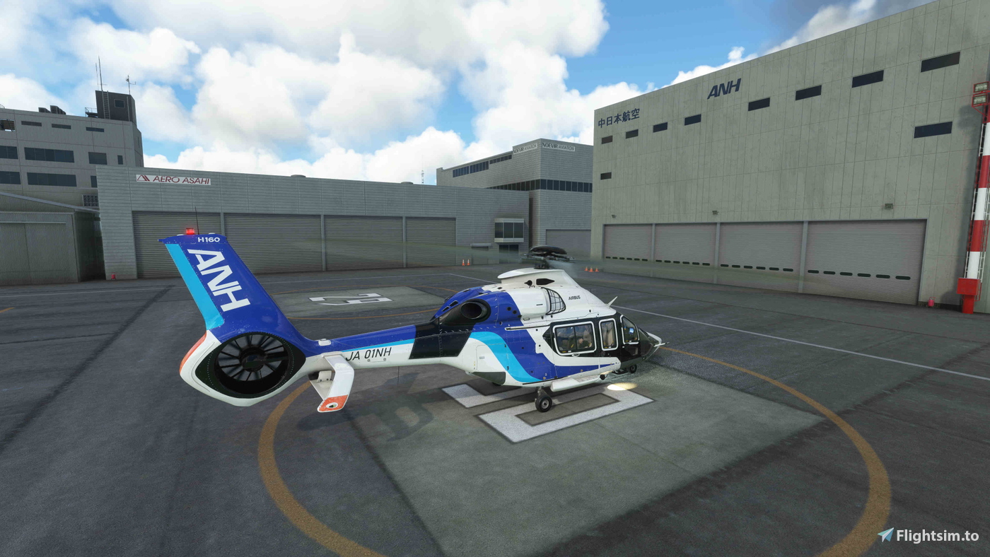 HPG | Airbus H160 | JA01NH | All Nippon Helicopter (ANH) for Microsoft ...