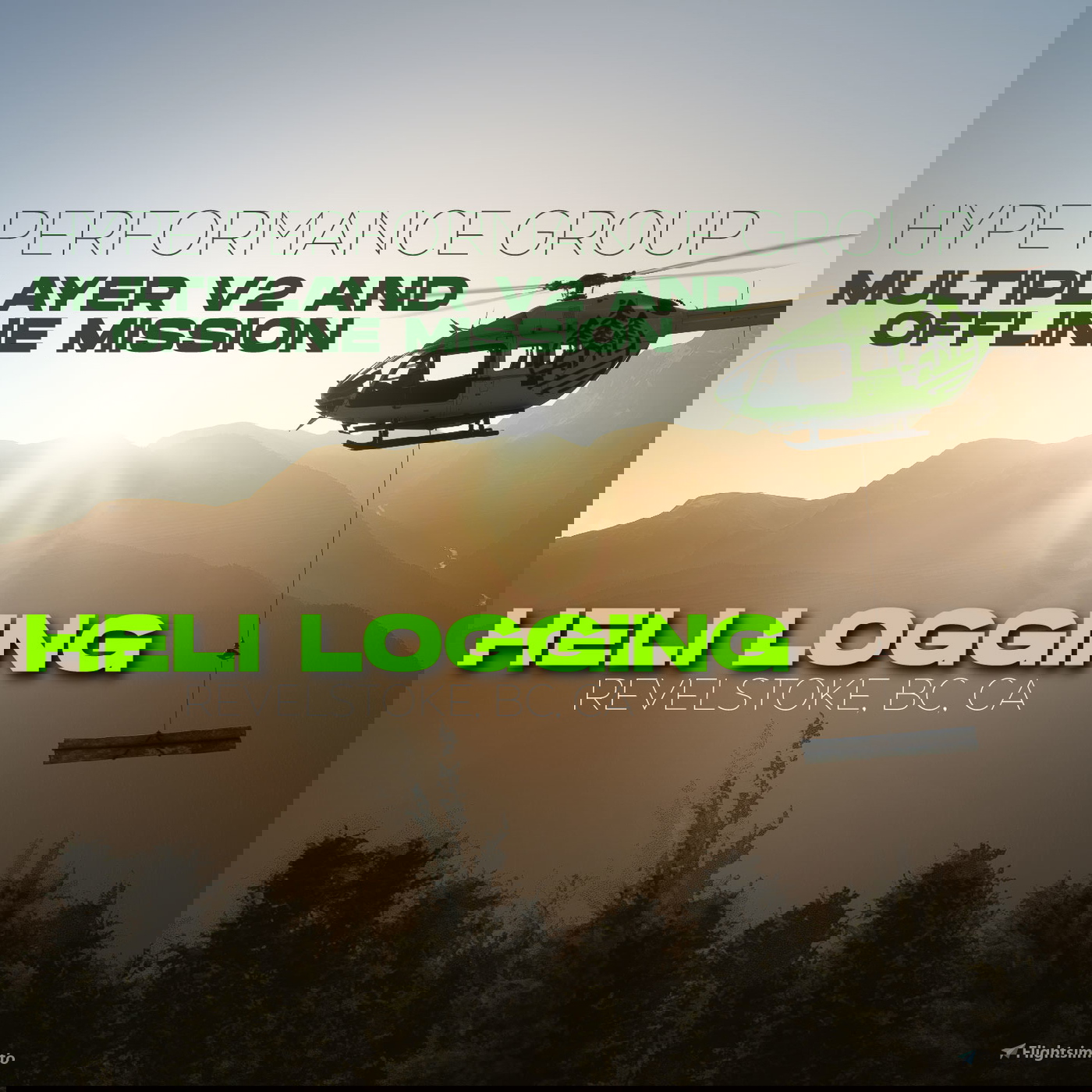 HPG Airbus H145 Action pack: Revelstoke Heli Logging Mission for ...