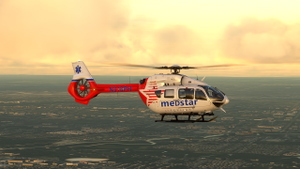 HPG Airbus H145 MedStar LifeFlight (includes custom pilot, copilot and ...
