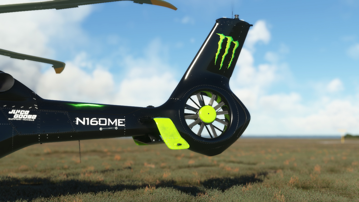 HPG Airbus H160 Monster Energy for Microsoft Flight Simulator | MSFS