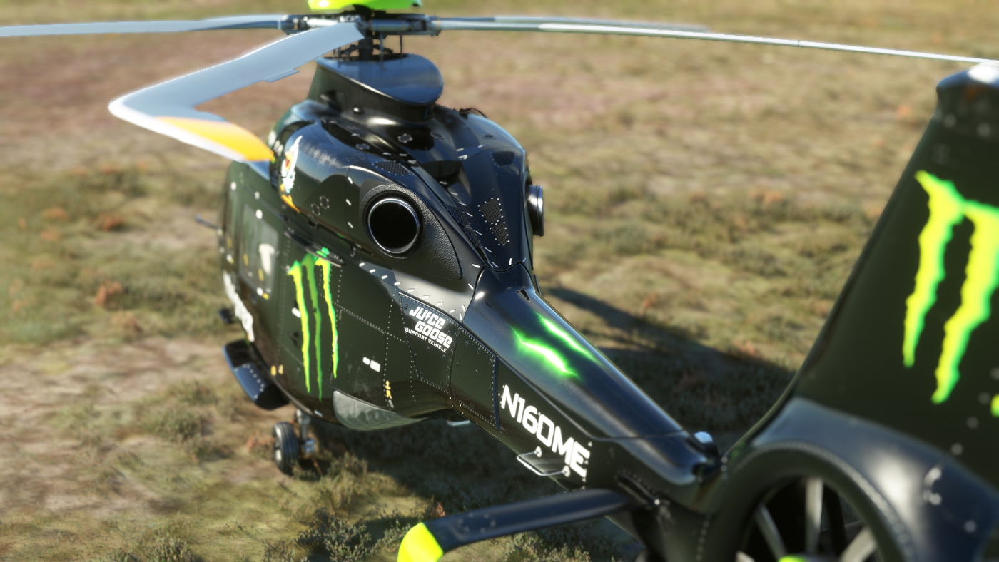 HPG Airbus H160 Monster Energy for Microsoft Flight Simulator | MSFS