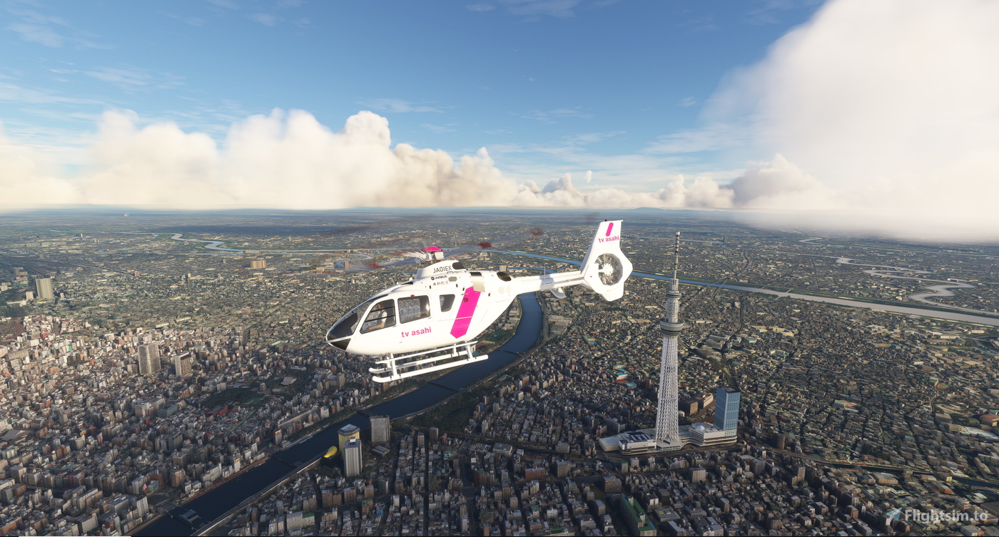 HPG EC135 Toho Air Service JA01EX for Microsoft Flight Simulator | MSFS