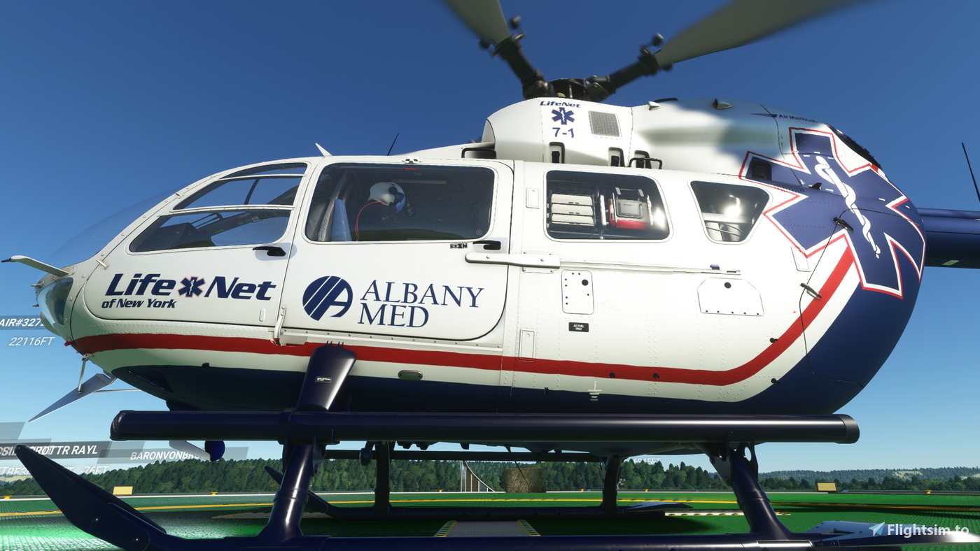 HPG H145 HEMS Albany Med Livery for Microsoft Flight Simulator | MSFS
