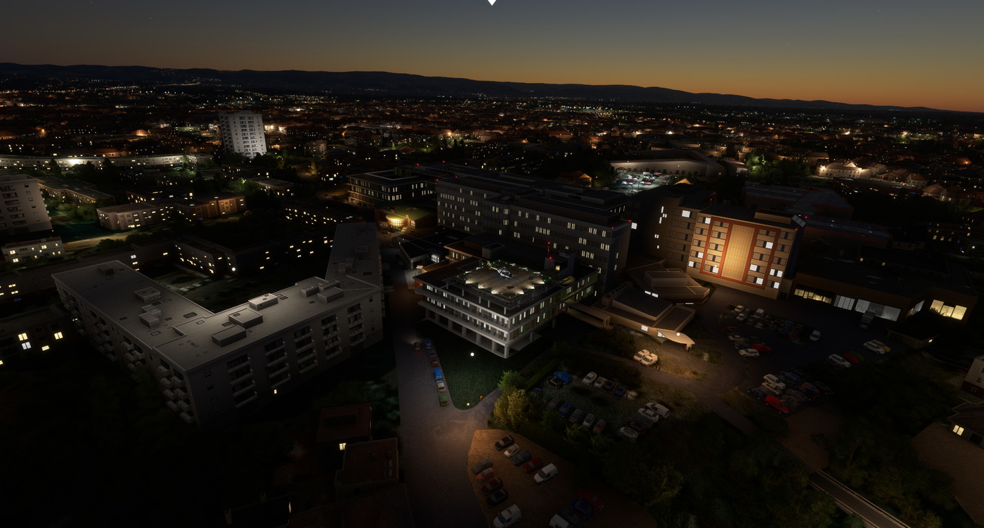 HROA Centre Hospitalier de Roanne for Microsoft Flight Simulator | MSFS