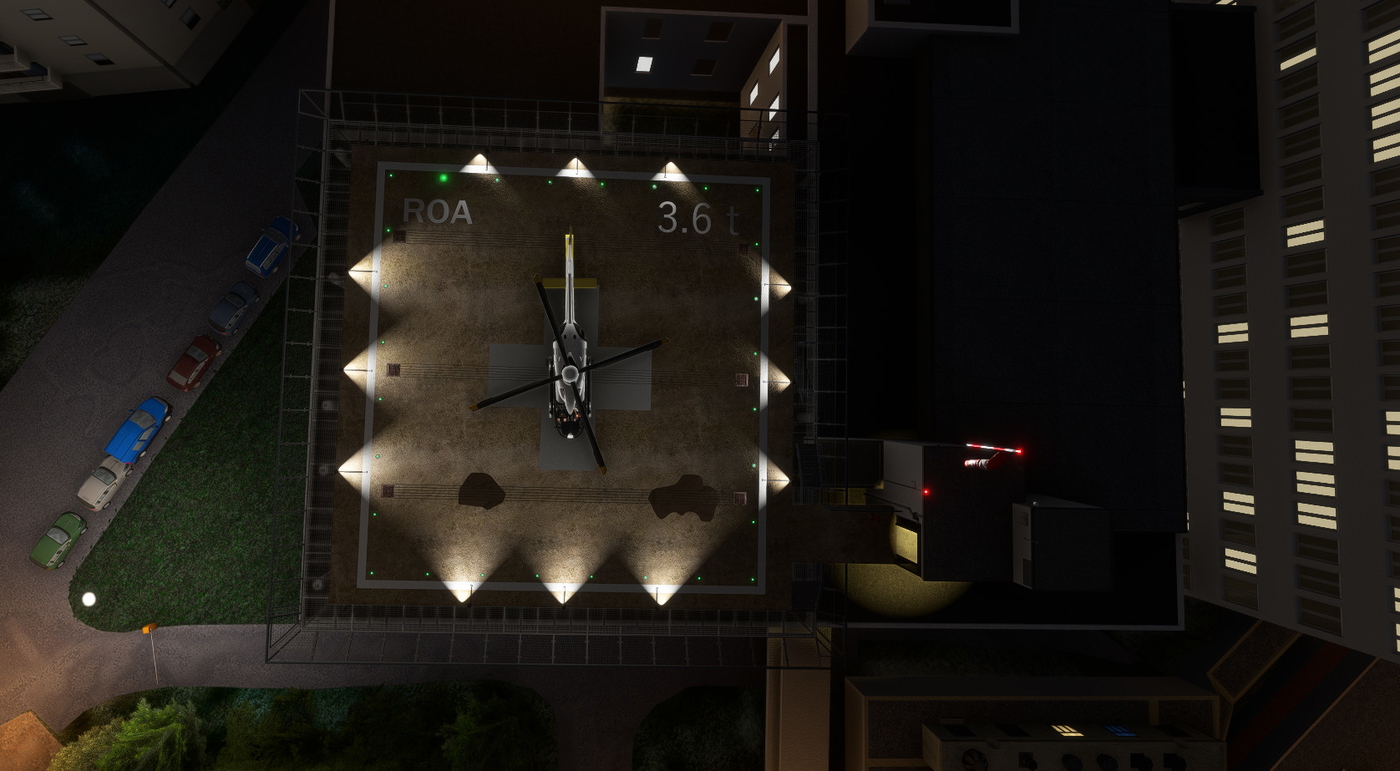 HROA Centre Hospitalier de Roanne for Microsoft Flight Simulator | MSFS